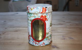 Scatola metallo natalizia