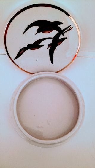 Portagioie vintage ceramica