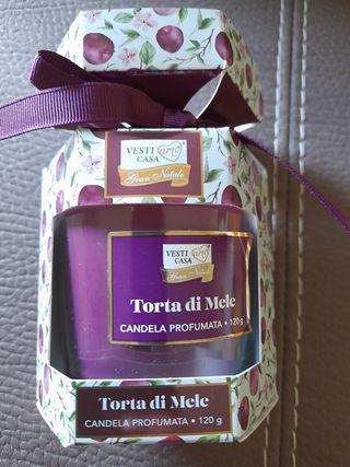 Profumatissima Candela Torta di mele