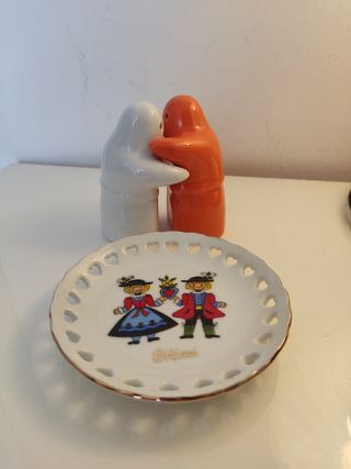 Pepe e Saliera Fantasmi + Piatto Amore