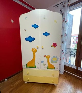 Armadio azur già smontato accuratamente