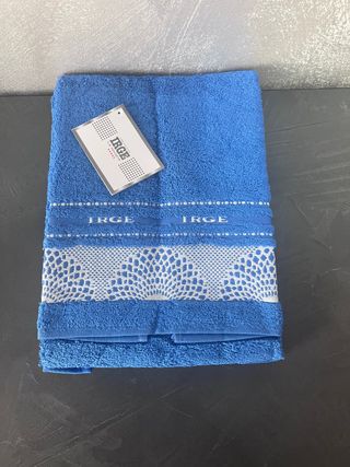 asciugamano irge grande viso + piccola ospite