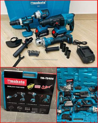 KIT 4 IN1 TASSELLATORE+TRAPANO IMPULSI +TRAPANO AV
