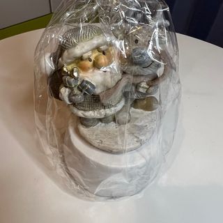 Carillon Babbo Natale e renna Shabby chic