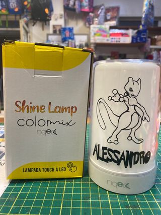 lampada con touch personalizzata