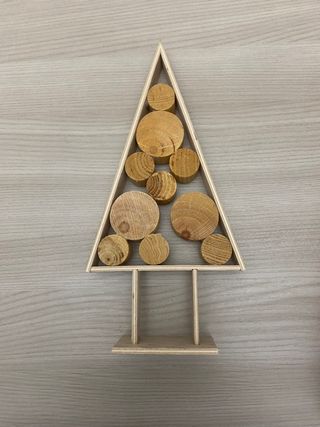 Alberello di Natale in legno