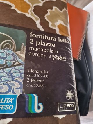 Lenzuola matrimoniali vintage