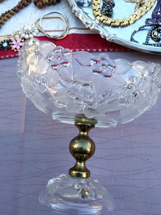 Bellissimo portadolci in cristallo