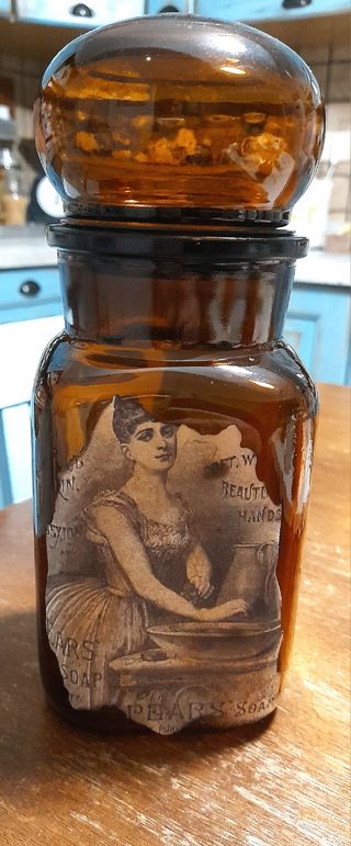 Barattolo vintage da farmacia