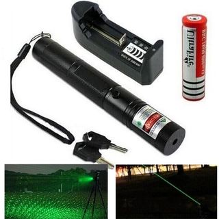 PUNTATORE LASER VERDE PROFESSIONALE CHIAVE SICUREZ