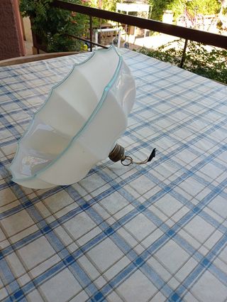 Lampadario anni 50 in vetro