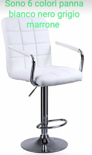 Sgabello da bar cucina alto girevole regolabile co