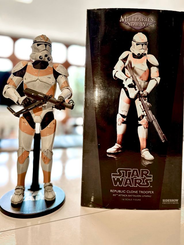 Figura Sideshow Star Wars Republic Clone Trooper de segunda mano por ... Figura Sideshow Star Wars Republic Clone Trooper de segunda mano por ...