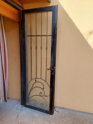 Porta in ferro battuto