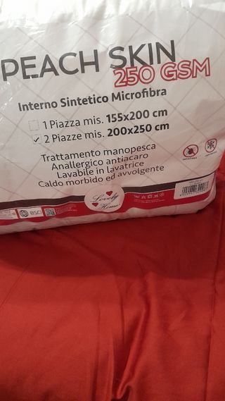 Piumino sintetico matrimoniale leggero