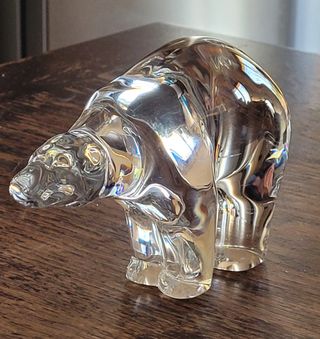 Statuina Orso in cristallo