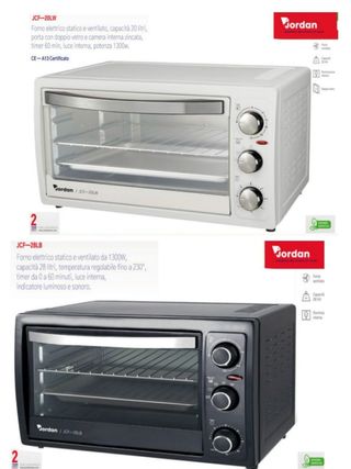 Forno elettrico, timer fino a 60 minuti, luce inte