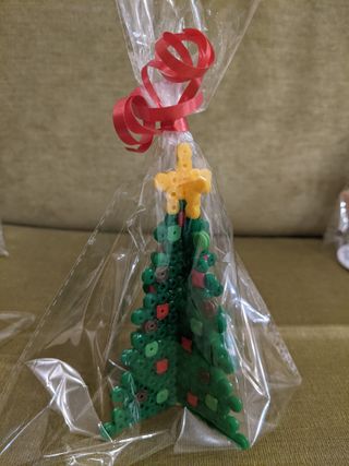 Albero di Natale 3d in pyssla