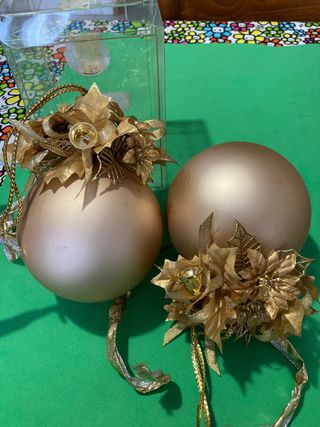 coppia palle per albero di Natale