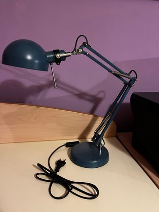 lampada da scrivania blu