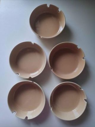 5 posacenere ceramica
