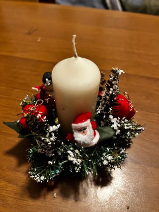 Porta candela Natalizio