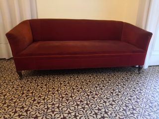 Elegante divano vintage anni 50 a tre posti