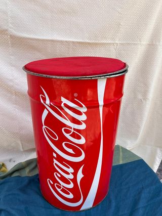Bidone sedia Coca Cola