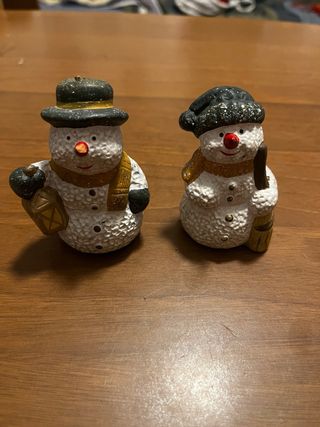 statuine pupazzi di neve