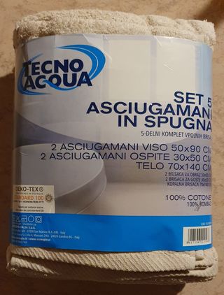 Set asciugamani da 5 pezzi