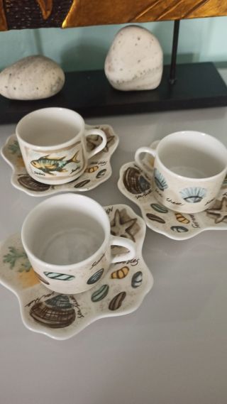 Tris tazzine da caffè