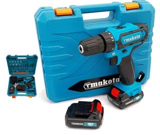 Trapano avvitatore a doppia batteria litio 18V 2Ah