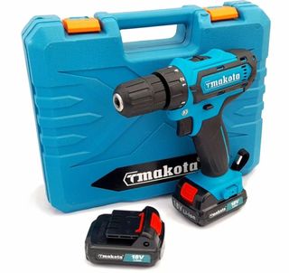 Trapano avvitatore a doppia batteria litio 18V 2Ah