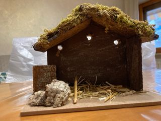 casetta per creare il presepe