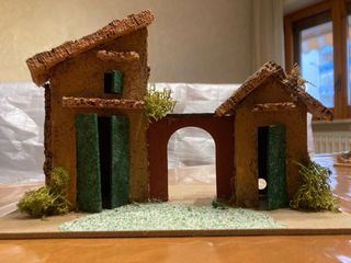 casetta per creare il presepe