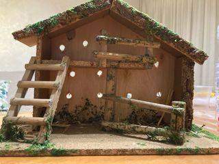 casetta per creare il presepe
