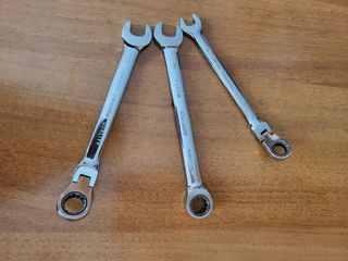 Set chiavi combinate a cricchetto