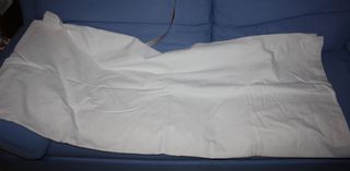 Lenzuolo di sopra ricamato vintage