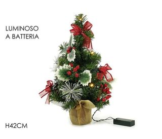 Piccolo albero di natale completo