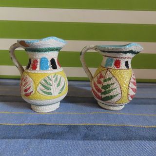 piccole caraffe decorate vintage