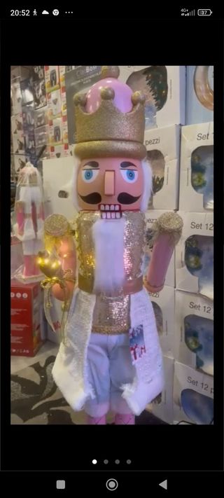 Schiaccianoci 120 cm con luci e musica