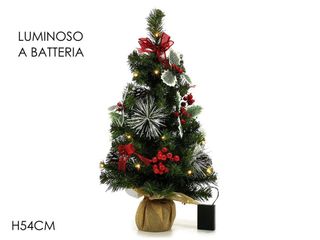 Alberello luminoso a batteria