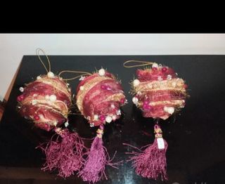 Palle di natale fatte a mano EDG