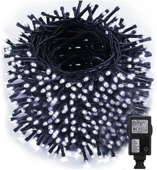 Luci albero Natale 500 LED esterno interno bianco