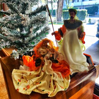 Natività in tessuto