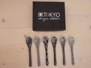 TOKYO DESIGN STUDIO SET 6 CUCCHIAINI Black 8124