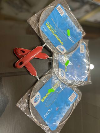 3 spargifiamma con manico. Nuovo