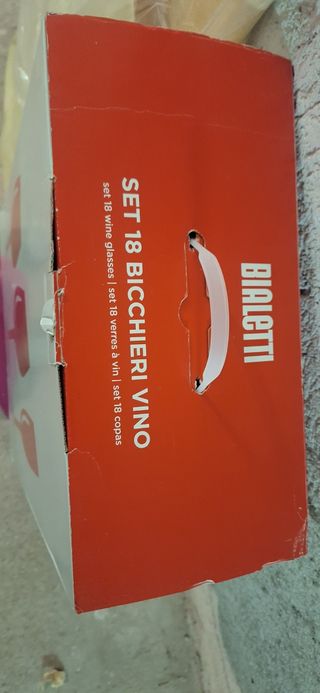 set 18 bicchieri vino