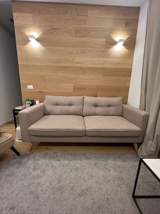 divano 3 posti di tessuto