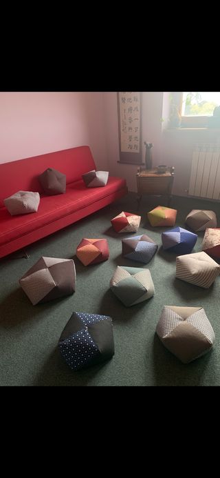 cuscini giapponesi ottagonali